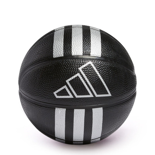 Ball adidas 3S Rubber Mini Basketball Black - Basketball Emotion