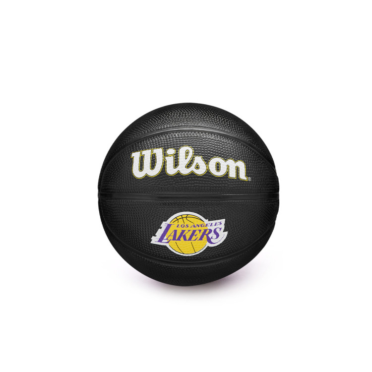 Ball Wilson Kids NBA Team Tribute Mini Los Angeles Lakers Black-Silver ...