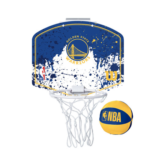 Wilson NBA Team Mini Hoop Golden State Warriors Blue-Silver ...