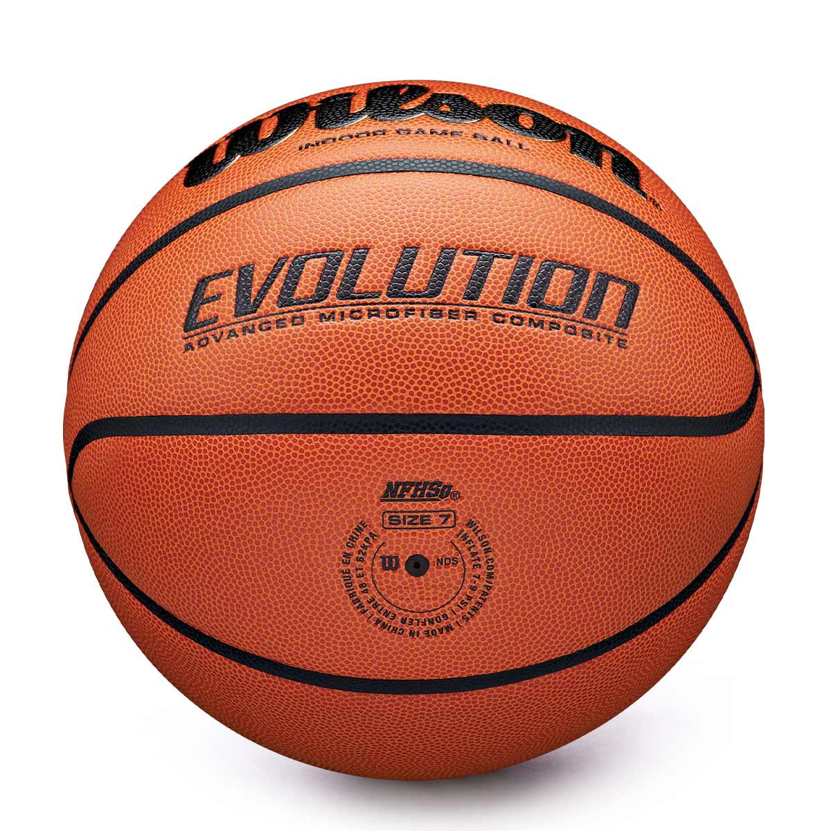 Ball Wilson Evolution Basketball Orange-Silver - Basketball Emotion