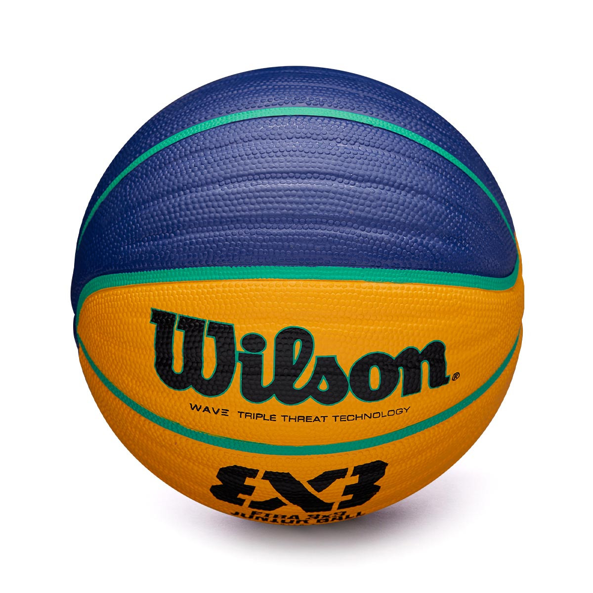 Balón Wilson FIBA 3X3 Junior Size 5 Blue-Yellow - Basketball Emotion