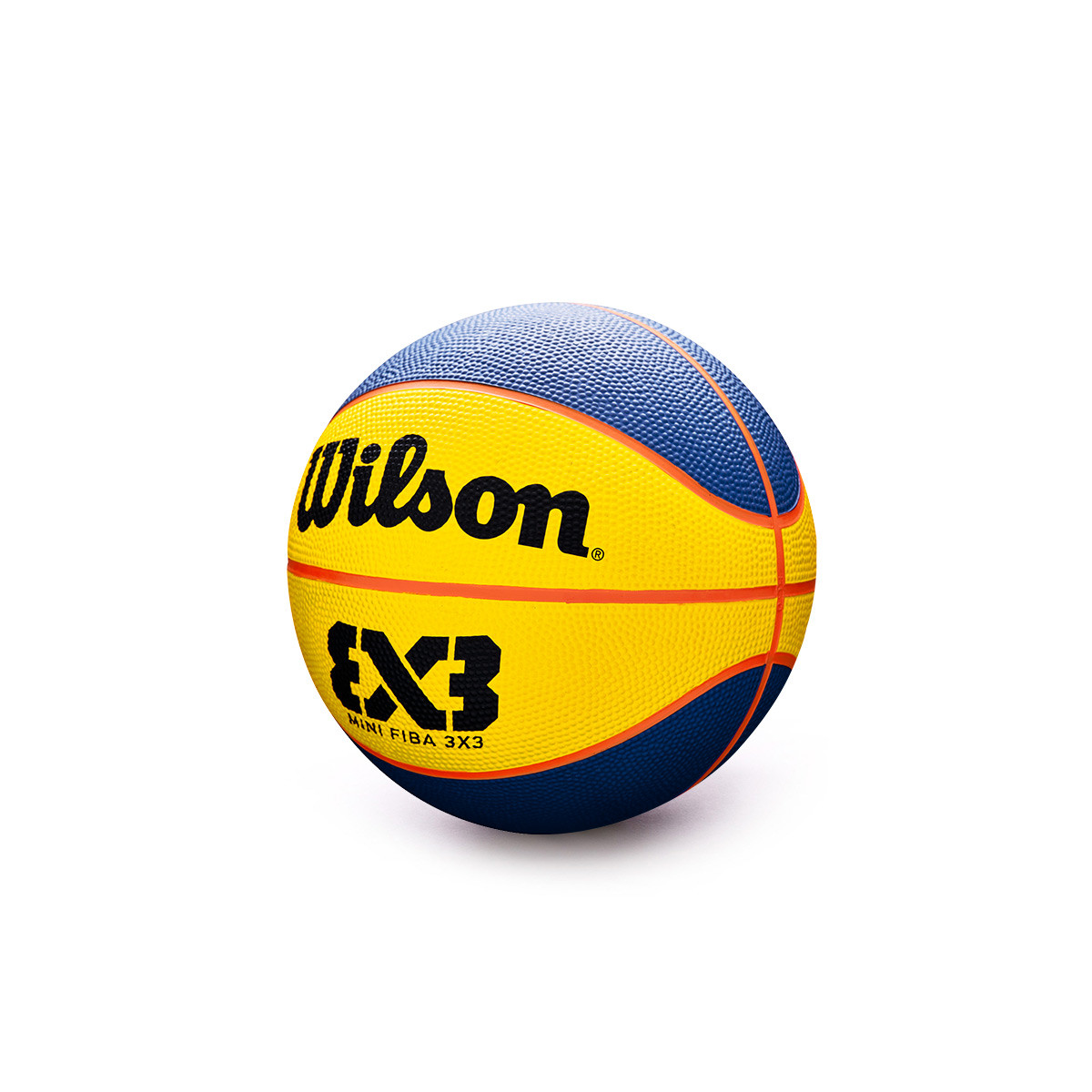 Balón Wilson FIBA 3X3 Mini Rubber Basketball Blue-Yellow - Basketball ...