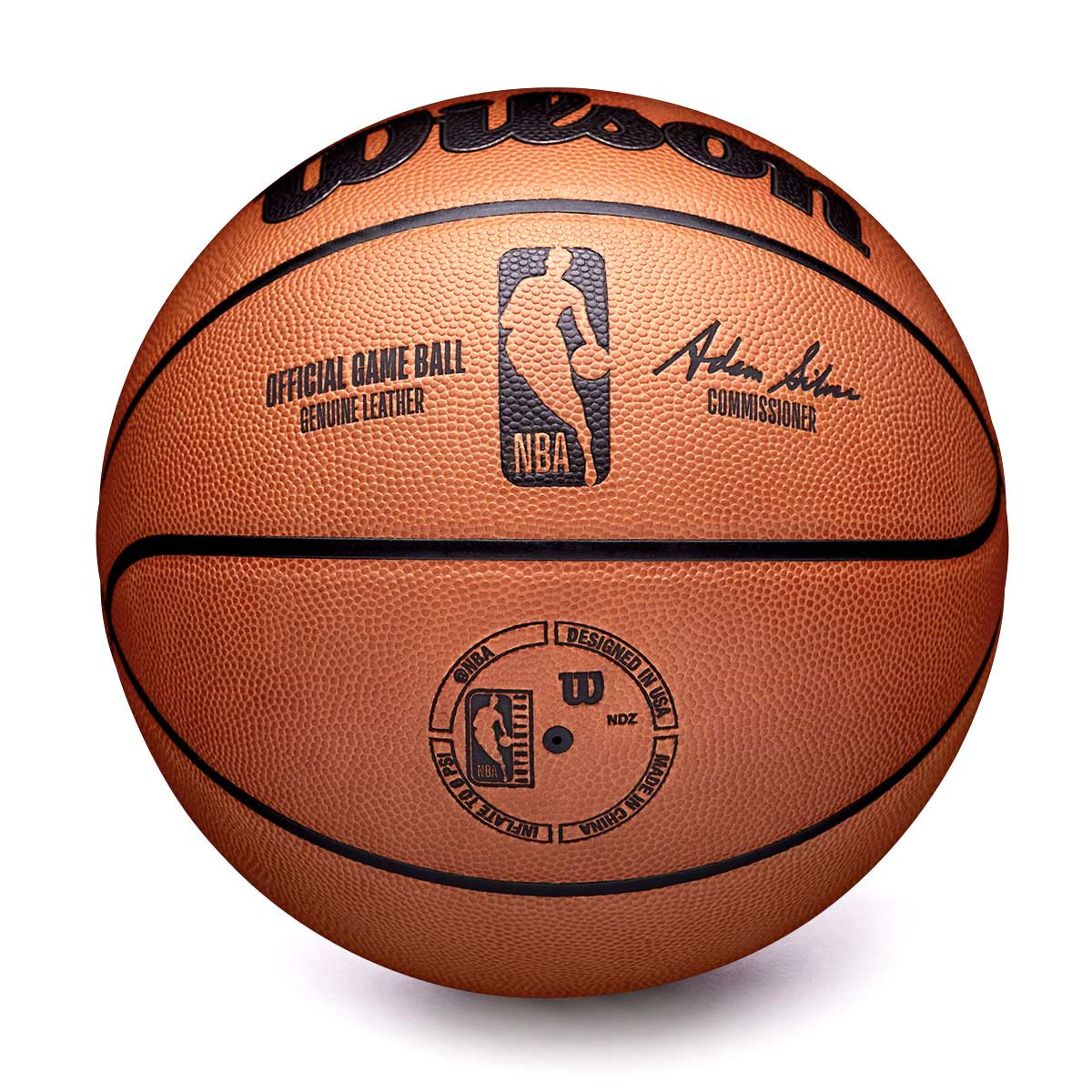 Balón Wilson NBA Official Game Ball Retail Beige- Gold - Basketball Emotion
