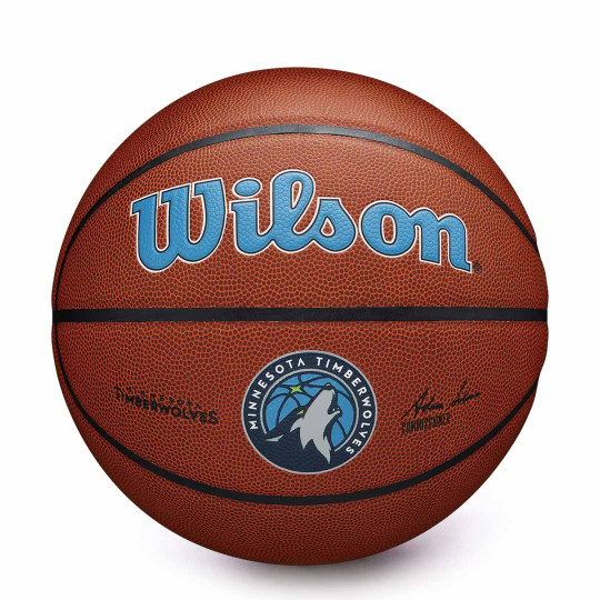Balón Wilson NBA Team Alliance Minnesota Timberwolves Brown-Gold ...