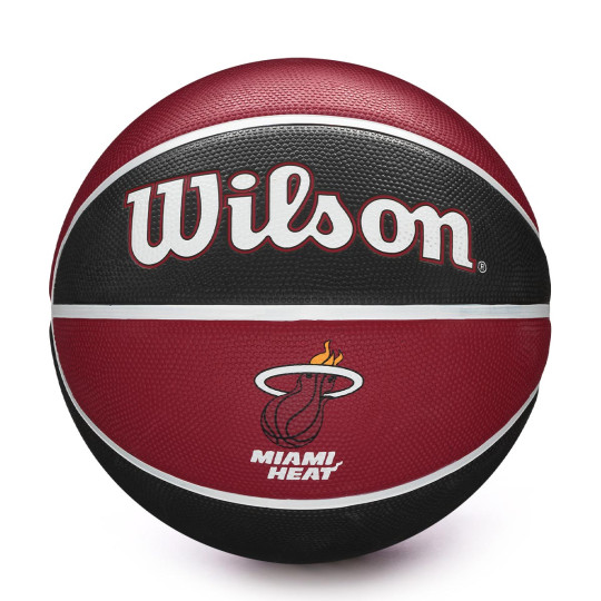 Ball Wilson NBA Team Tribute Miami Heat Red-Silver - Basketball Emotion
