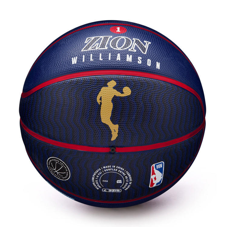 Ball Wilson NBA Player Icon Outdoor Zion Williamson Navy-Gold ...