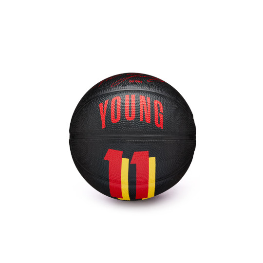 Ball Wilson NBA Player Icon Mini Trae Young Red-Black-Silver ...