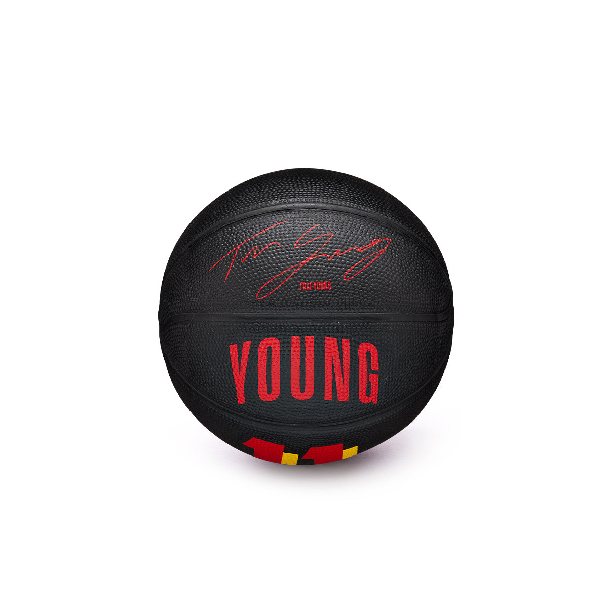 Ball Wilson NBA Player Icon Mini Trae Young Red-Black-Silver ...