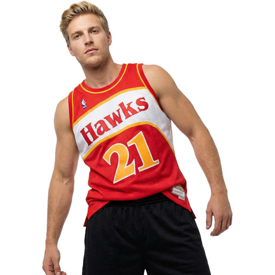 Jersey Mitchell & Ness Swingman Jersey Atlanta Hawks - Dominique ...