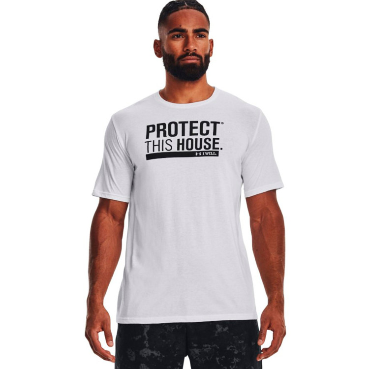 Jersey Under Armour Protect This House White-Black - Basketball Emotion