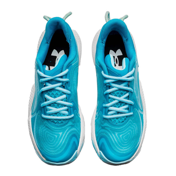 Zapatillas Under Armour Spawn 6 Circuit Teal-Sky Blue-White ...