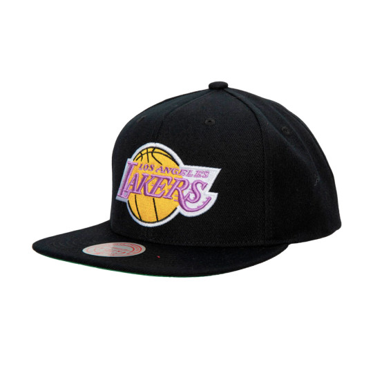 Cap Mitchell & Ness Los Angeles Lakers Top Spot Snapback Black ...