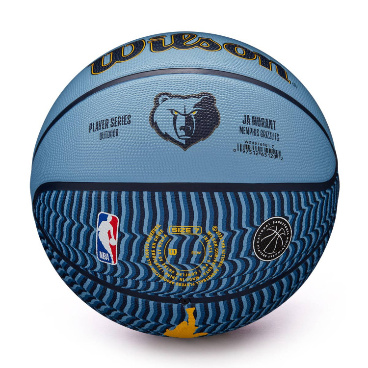 Ball Wilson NBA Player Icon Outdoor Ja Morant Blue - Basketball Emotion