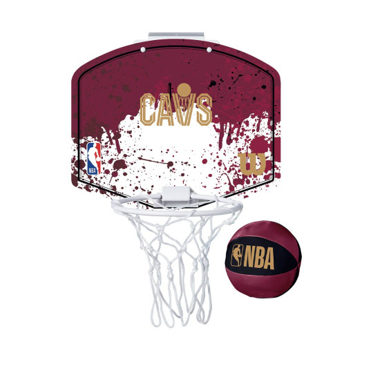 Wilson NBA Team Mini Hoop Cleveland Cavaliers Maroon - Basketball Emotion