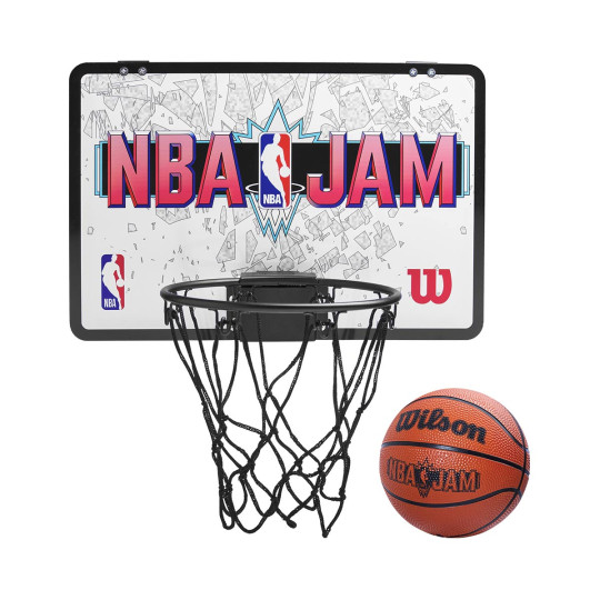 Wilson NBA Jam Mini Hoop Black-Silver-Red - Basketball Emotion