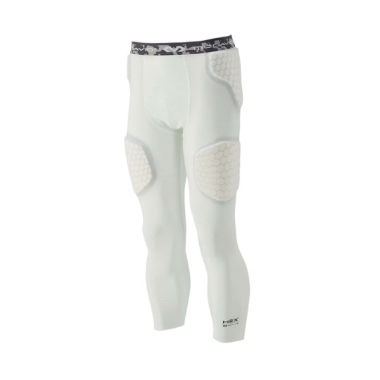 Malla larga McDavid Hex Thudd 5-Pad 3/4 White - Basketball Emotion