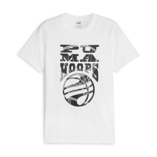 T-Shirt Puma The Hooper Tee 1 White - Basketball Emotion