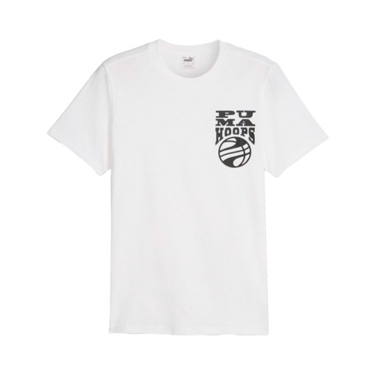 T-Shirt Puma The Hooper Tee 2 White - Basketball Emotion