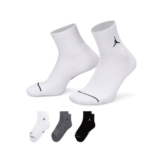 Calcetines Jordan Everyday Cushioned Poly Ankle 144 (3 Pares) Multi ...