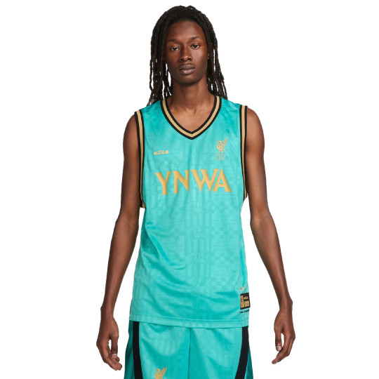 Playera Nike Lebron James X LFC DNA Washed Teal-Truly Gold - Basketball ...