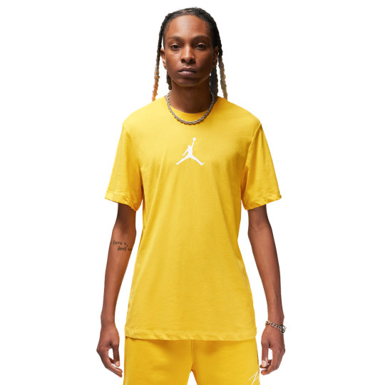 Jersey Jordan Jumpman Dri-Fit Crew Yellow Ochre-White - Basketball Emotion
