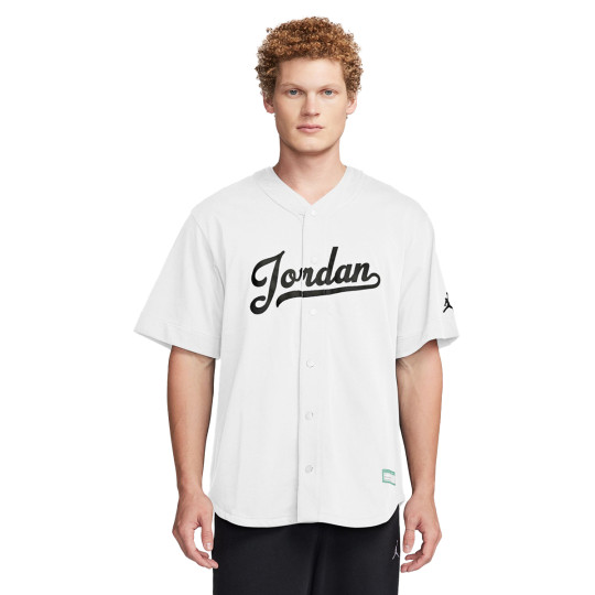 Camiseta Jordan Flight MVP Buttons White-Black - Basketball Emotion