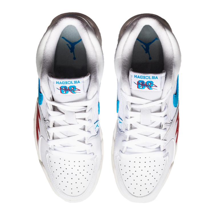 Zapatilla Jordan Stadium 90 Mujer White-Dk Powder Blue-Sail-Gym Re ...