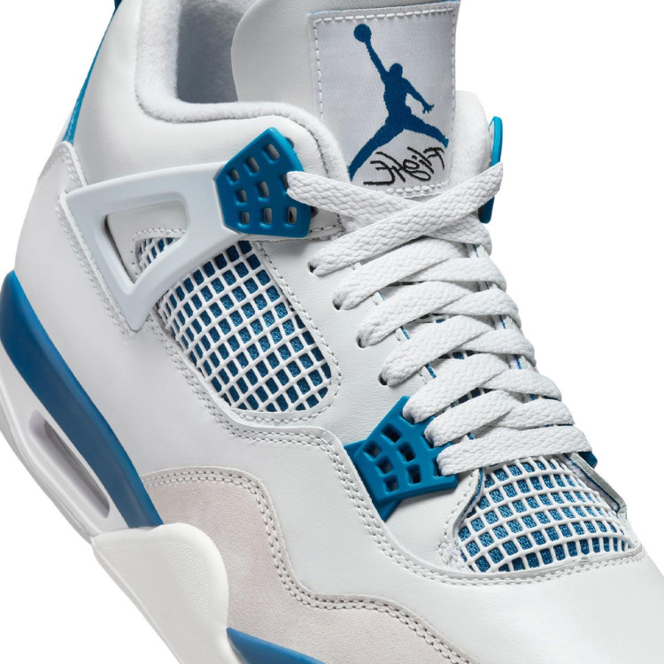 Zapatilla Jordan Air Jordan 4 Retro Industrial Blue Off White-Military ...