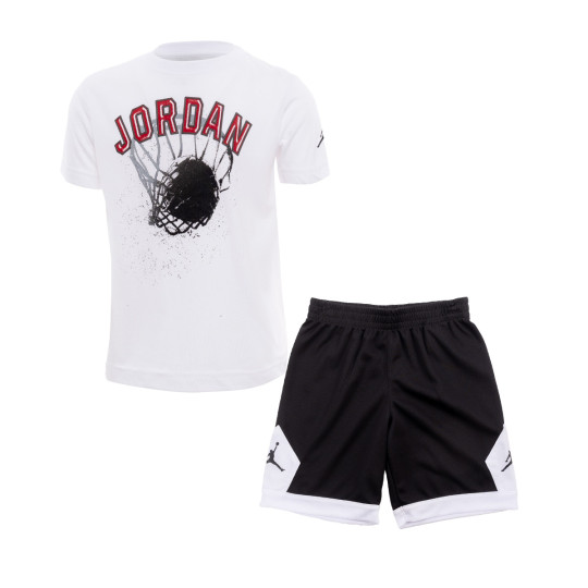 Fato de treino Jordan Hoop Stles Mesh Criança Off Noir - Basketball Emotion