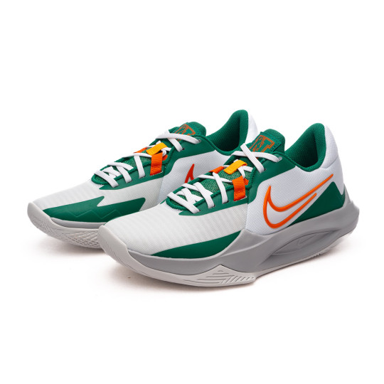 Zapatillas Nike Precision 6 White-Safety Orange-Malachite-Sundia ...