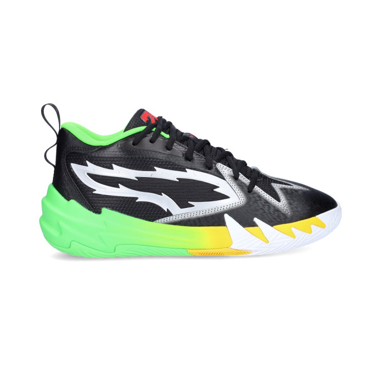 Zapatillas Puma Scoot Zeros 2K Black-Fluo Green - Basketball Emotion