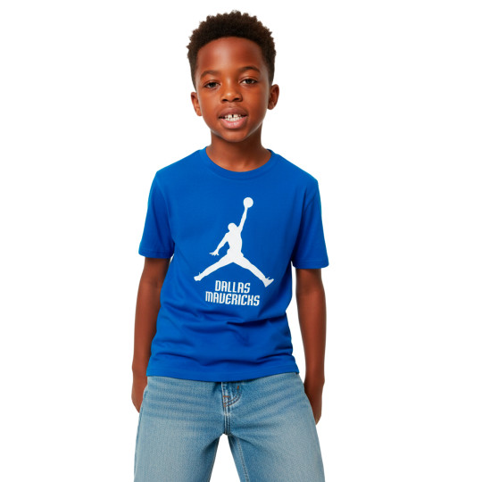 Camiseta Jordan Dallas Mavericks Essential Jumpman Niño Game Royal ...