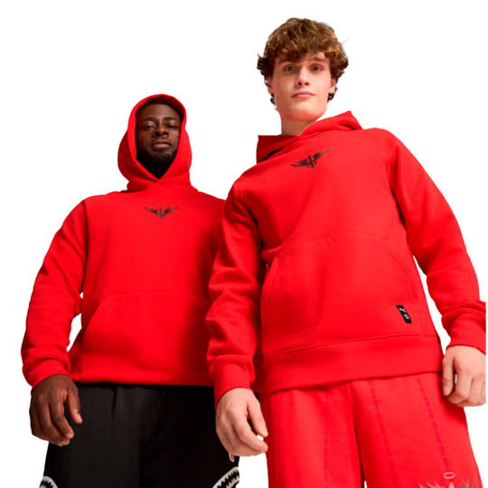 Sweatshirt Puma Melo Alwayz On Hoodie For All Time Red - Basketball Emotion