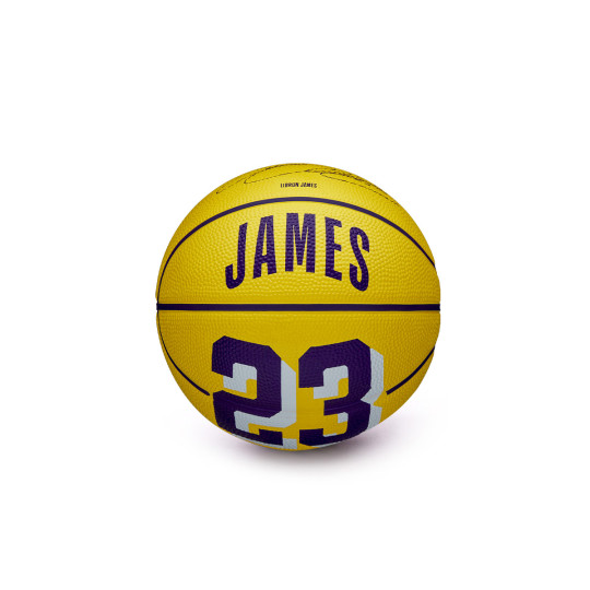 Balón Wilson NBA Mini Basket Lebron James Yellow-Purple - Basketball ...