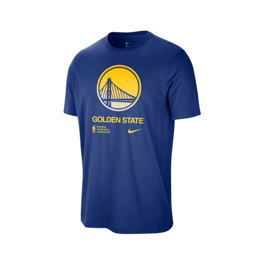 T-Shirt Nike Golden State Warriors Courtside Rush Blue - Basketball Emotion