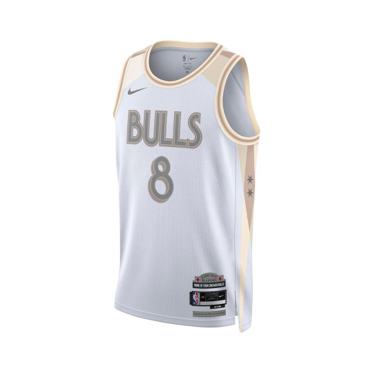 Trikot Nike Chicago Bulls Zach LaVine Stadt Edition 2024-2025 Weiß ...