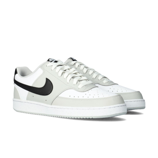 Baskets Nike Court Vision Low Grey Fog-Black-White - Basketball Emotion