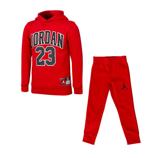 Chándal Jordan Jersey 23 Preescolar Gym Red - Basketball Emotion