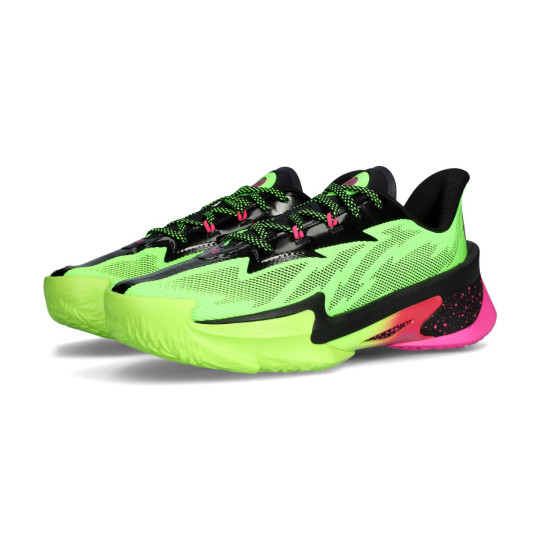 Zapatillas Under Armour Curry Series 7 Aurora Hyper Green-Black-Rebel ...