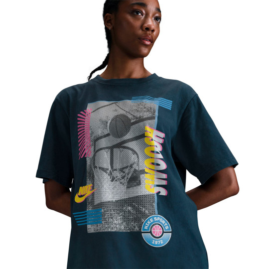 Playera Nike Oc Basketball Mujer Armory Navy - Basketball Emotion