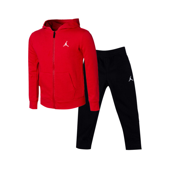 Chándal Jordan Largo Brooklyn Fleece Preescolar Gym Red-Black ...