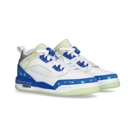 Zapatilla Jordan Spizike Low Sneaker School Niño White-Hyper Royal-Volt ...