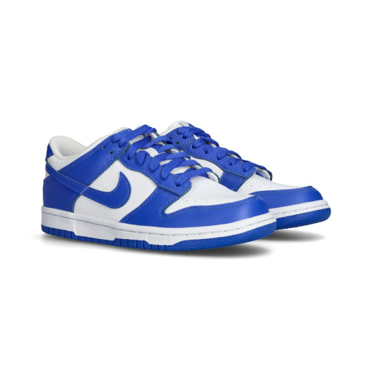 Trainers Nike Dunk Low Niño White-Hyper Royal-Hyper Royal - Basketball ...