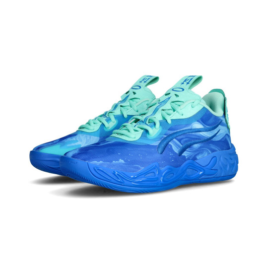 Tenis Puma MB.04 Low Team Niño Ultra Blue-Blue Glimmer-New Navy ...