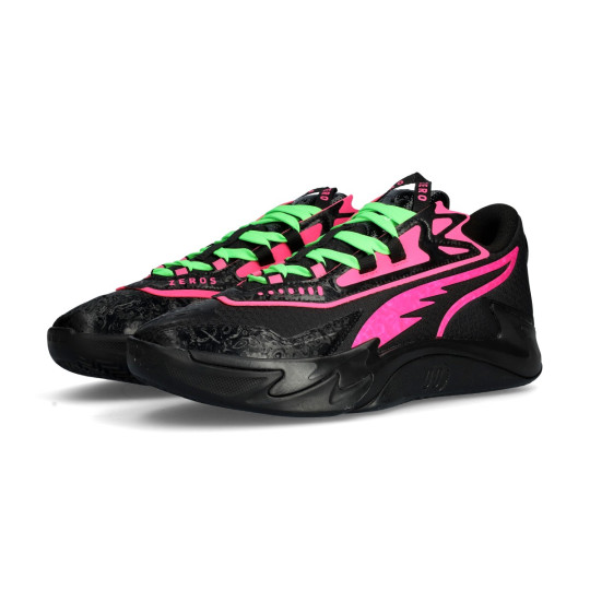 Basketball Shoes Puma Scoot Zeros 2 Vegas Nights Black-Fluro Pink Pes ...