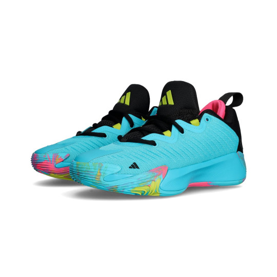 Basketball Shoes adidas Kids Initiation Lucid Cyan-Core Black-Preloved ...