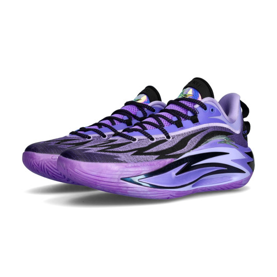 Basketballschuhe Anta Shock Wave 7.0 Black-Neon Purple-Puple ...