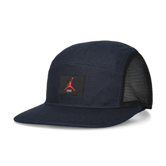 Cap Jordan Fly Cap Jumpman Black-Gym Red - Basketball Emotion