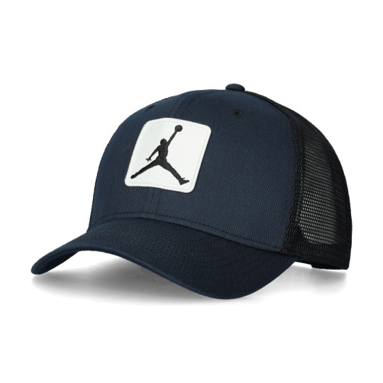 Cap Jordan Rise Club Trucker Jumpman Patch Black-White - Basketball Emotion