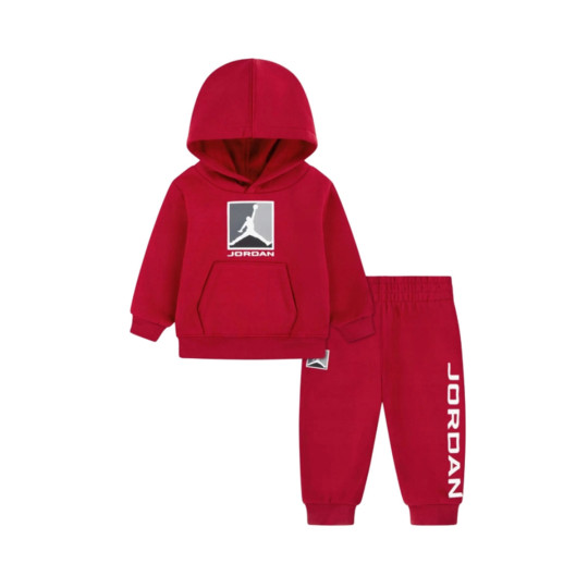 Chándal Jordan Essential Fleece Baseline Hd Preescolar Gym Red ...